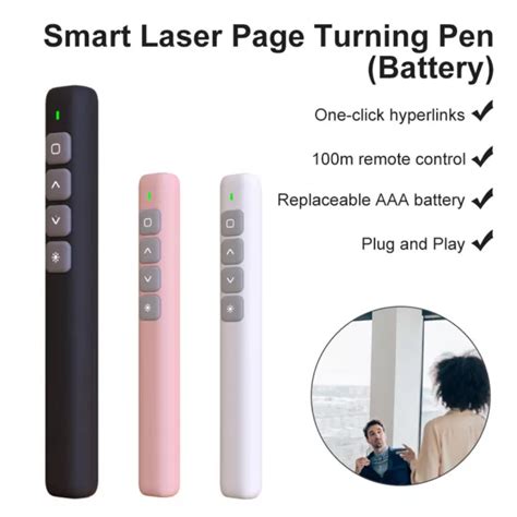 Powerpoint Presentation Presenter Wireless Remote Control Usb Ppt Clicker Pen £9 59 Picclick Uk