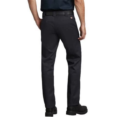 Dickies Mens Slim Fit Straight Work Pants Black 42 X 30 In Fred Meyer