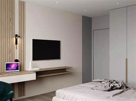 Дизайн светлой спальни в спокойных серо зеленых тонах ⋆ Planeta Design