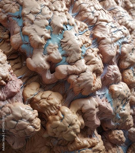 Foto De Stock Cerebral Cortex Thickening With Sulcal Widening Mri