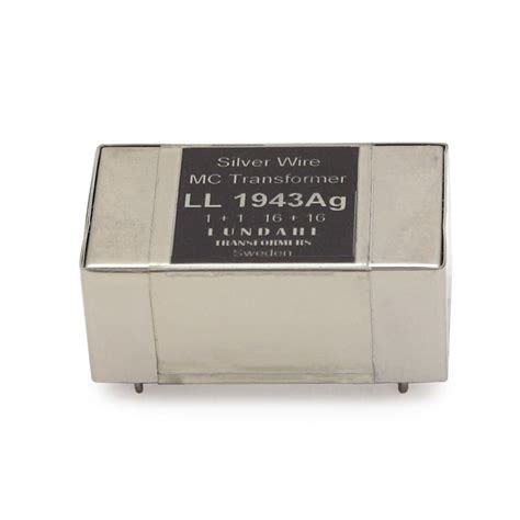 Lundahl Ll1943ag Silver Wire Moving Coil Input Transformer 995 36