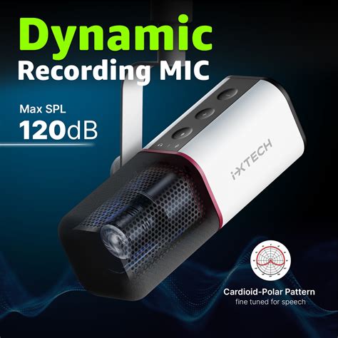 I Xtech Ix Mic01 Dynamic Microphone Usb Xlr