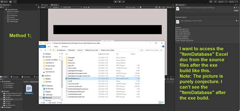 How Can I Accessing The Data After The Exe Build Unity Engine Unity Discussions