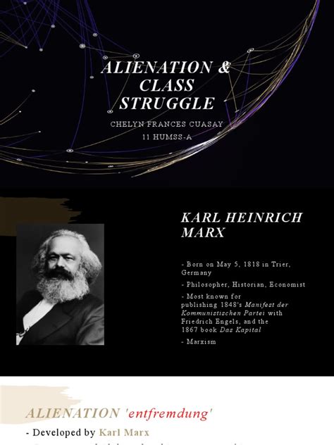 Alienation And Class Struggle Cuasay Pdf Marxs Theory Of