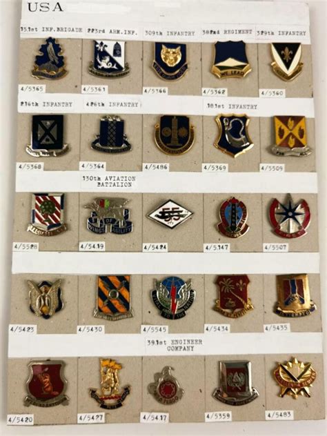 U S Army Unit Crest Collection X Infantry
