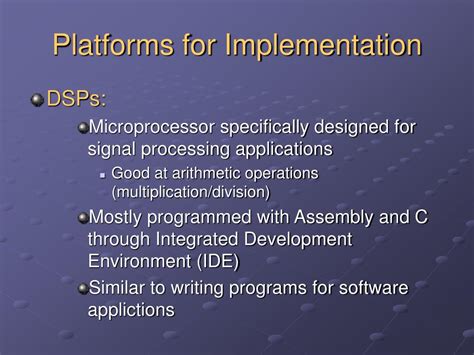 Ppt Real Time Signal Processing Implementation And Application
