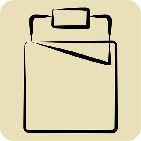Icon Bed Related To Bedding Symbol Hand Drawn Style Design Editable