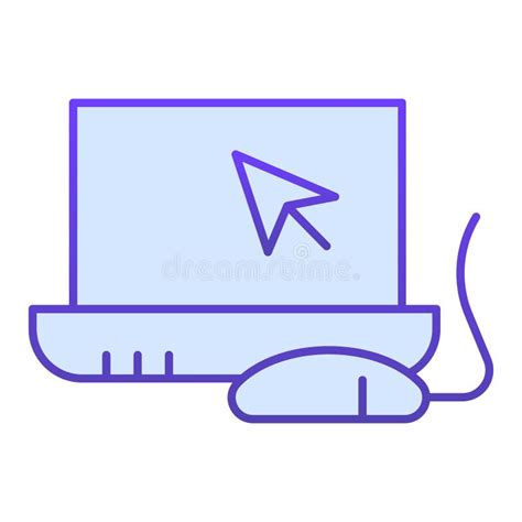 Set Of Cursor Computer Mouse Click Cursor Gray Arrow Icons Set And
