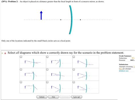 solved 20 problem 2 an object is placed at a distance