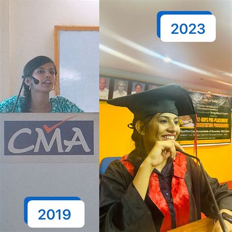sreelakshmi n v on linkedin 2019 2023cma journey was an emotional