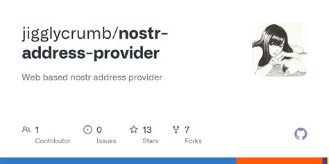Github Jigglycrumbnostr Address Provider Web Based Nostr Address Provider