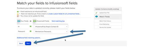 how to migrate passwords to a custom password field memberium keap