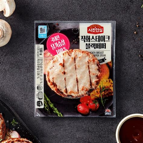 사조대림 닭가슴살 직화 스테이크 블랙페퍼 100g 홈플러스