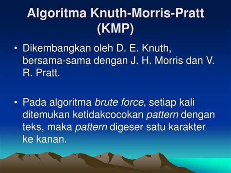 ppt algoritma pencarian string string matching powerpoint