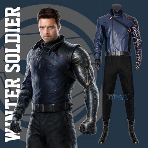Captain America Winter Soldier Bucky Suit