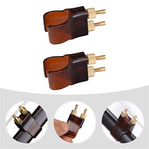 Pretyzoom 2 Pcs Chromatic Tuner Erhu Fine Tuner Erhu Tuning Erhu Supplies Erhu Fine Tuning Tool