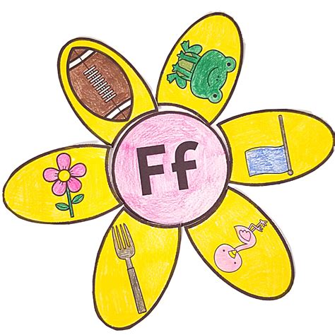 Letter F Flower Craft A Letter Recognition Craft Made By Teachers