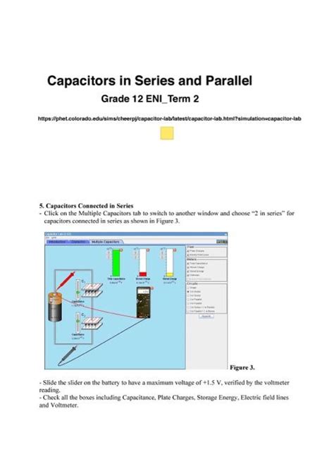 solved capacitors in series and parallel grade 12 eni term 2