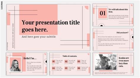 Minimal Social Free Multipurpose Presentation Template Slidesmania
