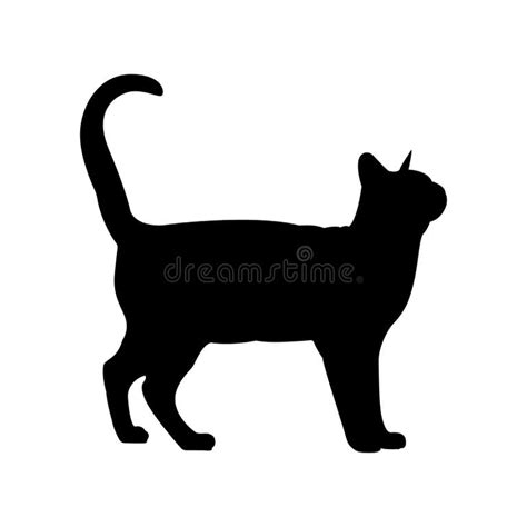 Cat Sitting Side View Icon Stock Illustrations 369 Cat Sitting Side