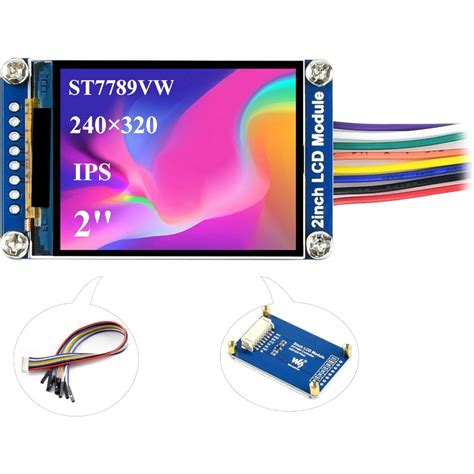 2inch Spi Lcd Display Module Screen Compatible With Raspi Rpi Raspberry Pi Zero 2 W 3 4 5