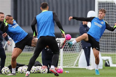 Brightons New £25m Signing Spotted In Training Ahead Of Chelsea And