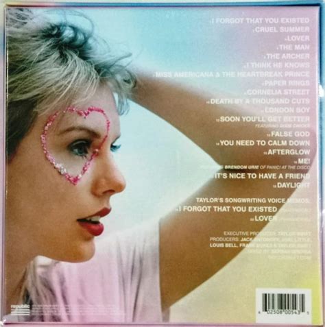 Taylor Swift 2019 Studio Album Lover Box Set Cd Voice Memos Tote Bag Phone Stand Tattoo