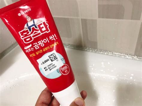 화장실 실리콘 곰팡이 제거 다이소 빨간 홈스타로 해결 네이버 블로그