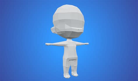 Lowpoly Chibi Character Free 3d Model By Mehreen1919 Poly Pizza