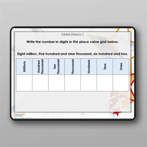 Year 6 Numbers To 10 000 000 Reasoning And Problem Solving Resource Classroom Secrets