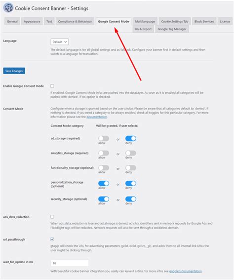 Google Consent Mode V For Wordpress Beautiful Cookie Banner