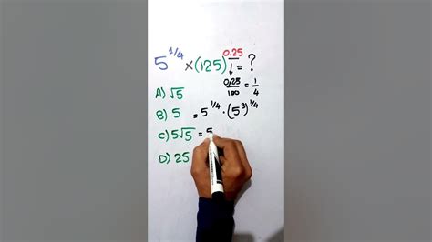 Simplifying Exponent Math Problem Shorts Maths Ytshorts Youtube