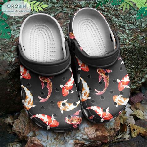 Beautiful Fish Pattern Crocs Classic Clogs Shoes Cr1251 Robinplacefabrics