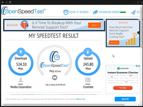 I Was Able To Speed Test The Geforce Now Server This Is The Result R