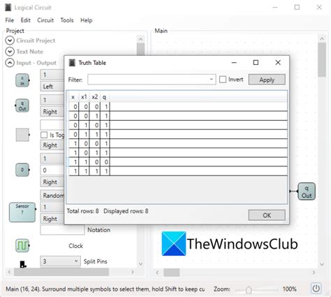 Logic Circuit Generator From Truth Table