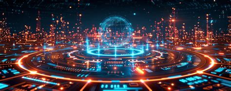 Futuristic Digital Interface For Mitigating Risks In Cybersecurity And Data Protection Premium