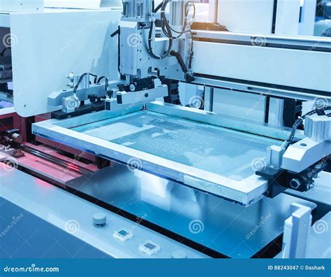 PCB Processing On CNC Machine Working Stock Image Image Of Hardware Electric