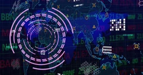 Animation Of Scope Scanning And Data Pro Stock Video Pond