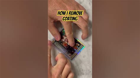 Let The Refactors Shine How I Peel Coating Sportscards
