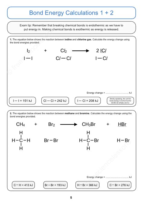 Chemistry Paper 1 Combined Science Higher Freesciencelessons