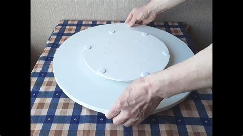 Крутящийся центр стола с малошумящим механизмом Lazy Susan Лайт Youtube