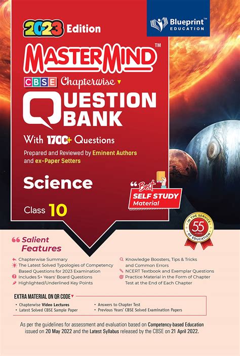 Buy Master Mind Science Question Bank Class For CBSE Board With New Questions Based On