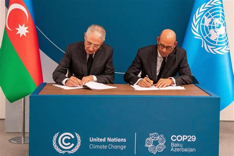 Азербайджан и Секретариат ООН подписали Меморандум о сотрудничестве Minval Az