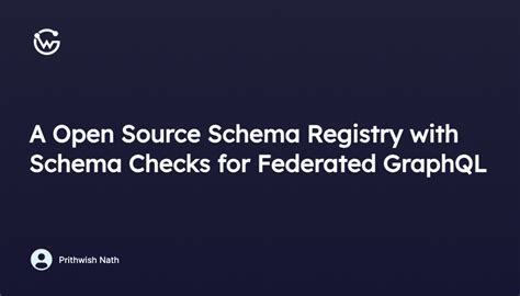 A Open Source Schema Registry With Schema Checks For Federated Graphql