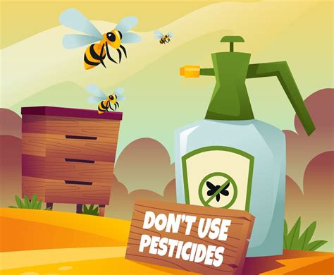 Protect Bees From Pesticides Vector Art And Graphics