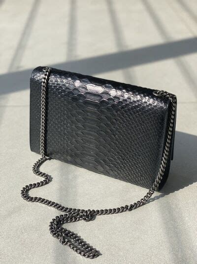 Ysl Sunset Python Đen Cooha