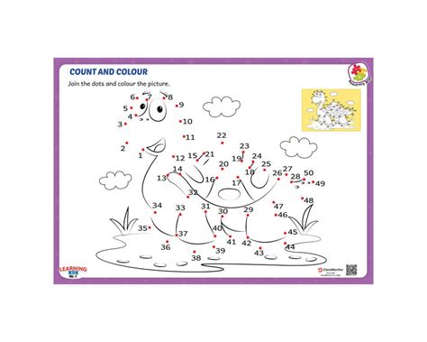 Numeracy Skills Activity Worksheet Join The Dots And Colour The Picture Classmonitor