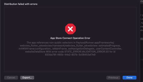 Webview Flutter Getting Webview Flutter Wkwebview Error When