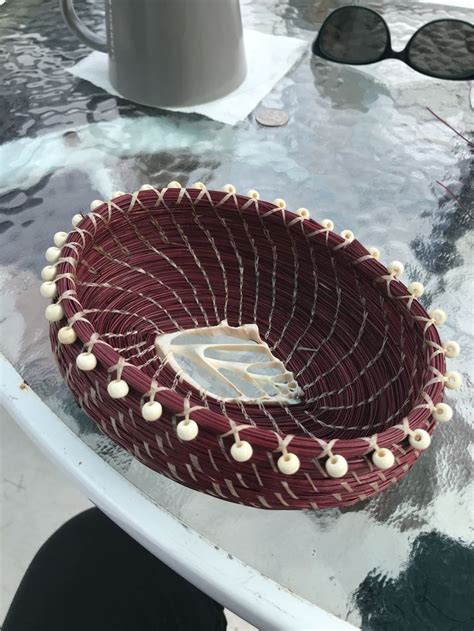 Handcrafted Pineneedle Basket