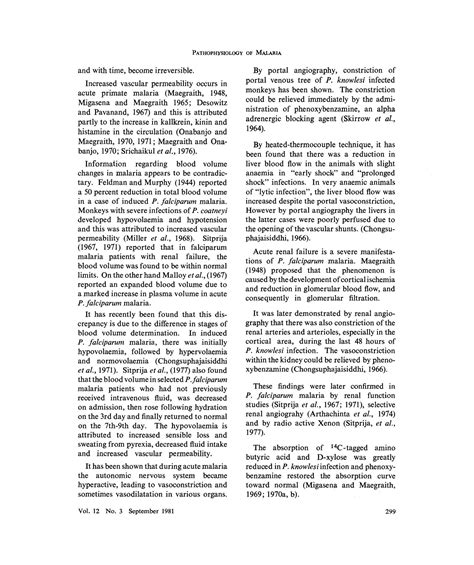 Solution Malaria Pathophysiology Studypool